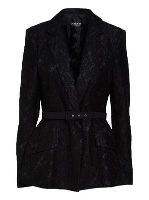 CHIARA BONI LA PETITE ROBE Woman Blazer Black Size 4 Polyamide, Elastane