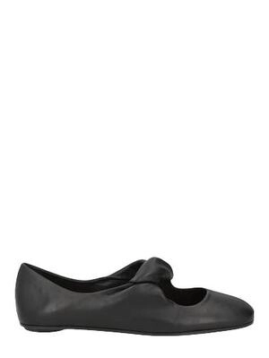 Alexander McQueen Ballet Flats Size Leather - Black