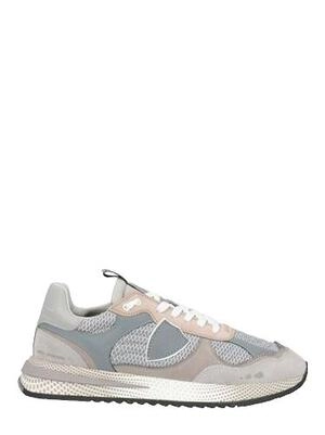 Philippe Model Sneakers Light Size Leather, Textile Fibers - Grey