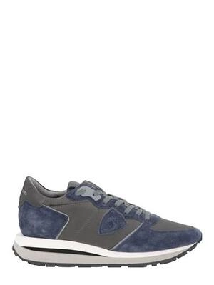 Philippe Model Sneakers Midnight Size Leather, Textile Fibers - Blue