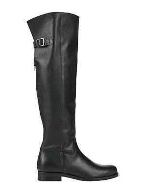DIVINE FOLLIE Boot Size Leather - Black
