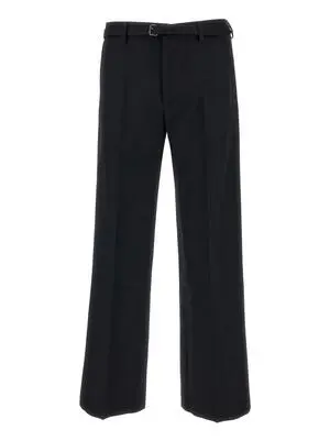 Dries Van Noten Preston Pantaloni In Lana - Black
