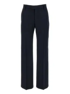 Barena Venezia Pantalone Coen In Flanella Di Lana Stretch - Blu