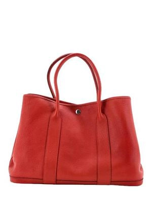 Hermès Garden Party Tote Leather 36 - Red