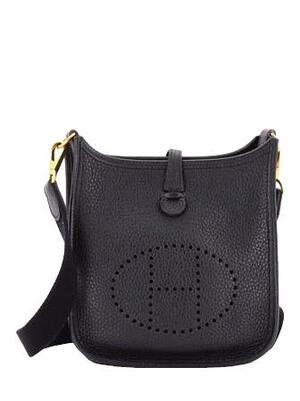 Hermès Evelyne Bag Gen Iii Clemence Tpm - Black
