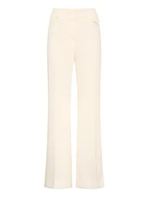 MAISON COMMON Boot Cut Travelsave Trousers - Ecru
