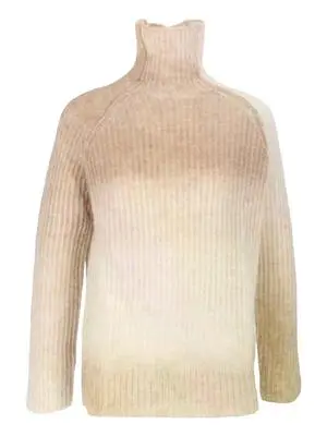 KANGRA Ribbed-knit Roll-neck Sweater - Neutrals
