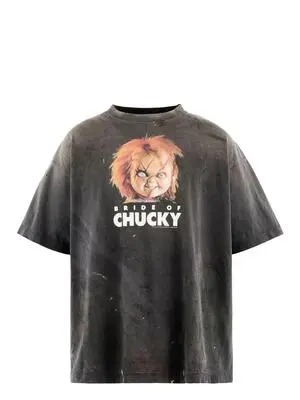 SAINT MXXXXXX X Cky Bride Of Chucky-print T-shirt - Black