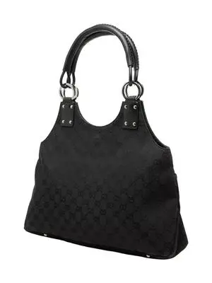 Gucci 2000-2015 Gg Canvas Shoulder Bag - Black