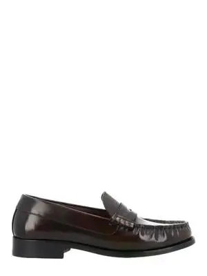 ALOHAS Slip-on Penny-slot Loafers - Brown