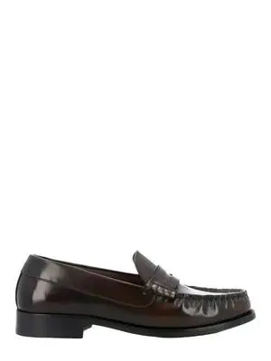 ALOHAS Slip-on Penny-slot Loafers - Brown