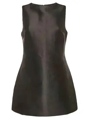 Oddmuse Sleeveless A-line Mini Dress - Black