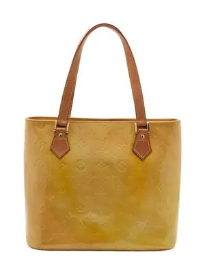 LOUIS VUITTON Houston Mango Monogram Tote Bag Yellow