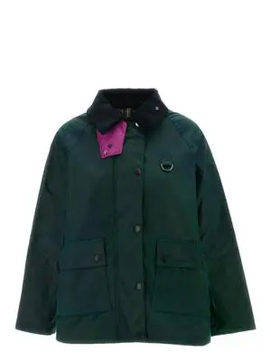 Barbour X Paul Smith Loves Waxed Cotton Jacket - Green