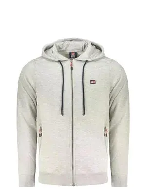 NORWEGIAN RAIN Logo-patch Zip-up Hoodie