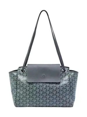 Goyard 2019 Goyardine Rouette Souple Pm Shoulder Bag Grey