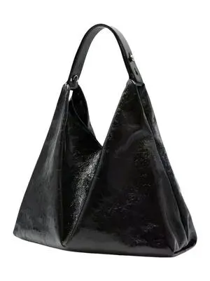 GHERARDINI Amazon Crinkled-finish Shoulder Bag