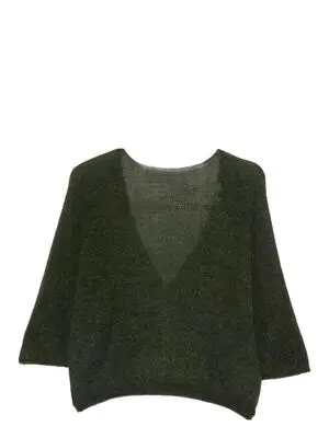 Ba&sh Button-embellished Cardigan Green