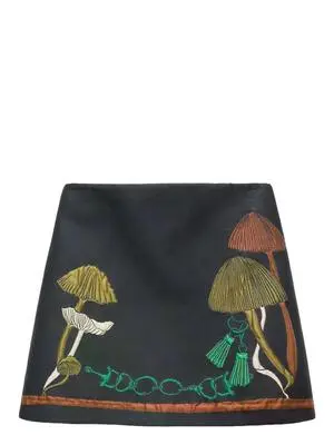 DOROTHEE SCHUMACHER Trippy Garden Embroidered Mini Skirt