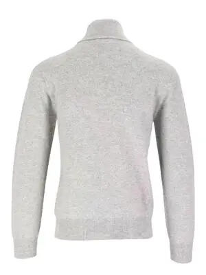 KANGRA Roll-neck Long-sleeve Sweater Grey