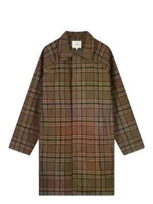 ARTE ANTWERP Cappotto Plaid-check Coat - Brown