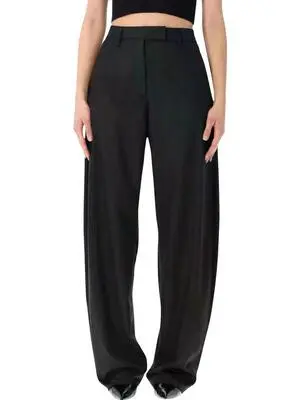 THELATEST Dina Wide-leg Trousers - Black