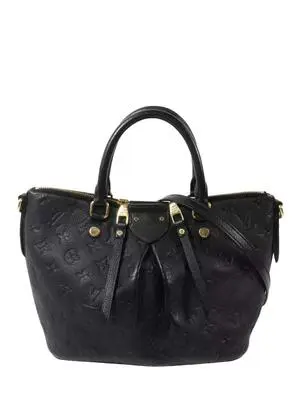 LOUIS VUITTON Pm Mazarine Monogram Empreinte Tote Bag Black