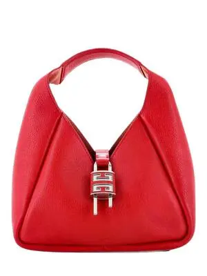 GIVENCHY Padlock Leather Mini Hobo Bag
