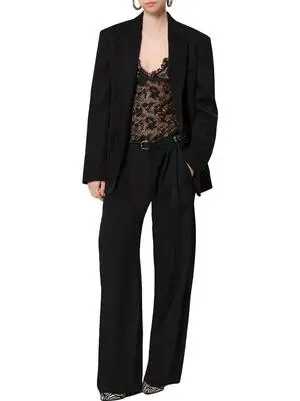 Isabel Marant Étoile Pomili Tailored Whipcord Wool Jacket - Black