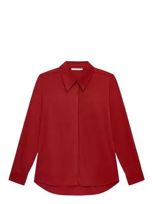 Malìparmi Plane Polly Concealed-button Shirt - Red