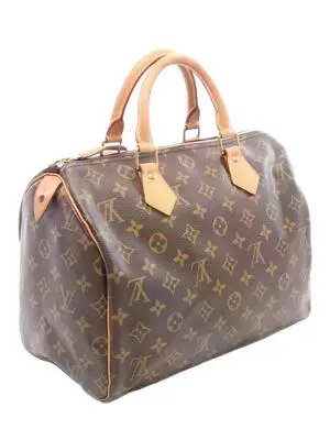 LOUIS VUITTON 2003 30 Speedy Monogram Tote Bag