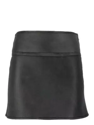 Ermanno Scervino High-waisted Zip-fastening Mini Skirt - Black
