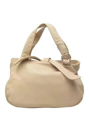 LOEWE 2003 Suede Trimmed Soft Nappa Handbag