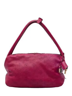 LOUIS VUITTON 2011 Monogram Mahina Galatea Pm Shoulder Bag Pink