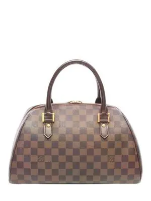 LOUIS VUITTON 2002 Rivera Mm Damier Ebene Tote Bag - Brown