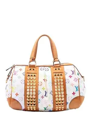 LOUIS VUITTON 2009-2015 Monogram Multicolore Courtney Mm Satchel - White