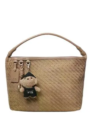 V°73 Woven-effect Shoulder Bag - Brown