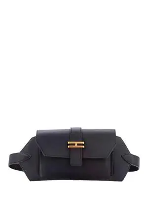 Hermès Elan Pocket 24 Swift Belt Bag Black