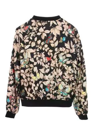 DOLCE & GABBANA 2010s Butterfly-print Bomber Jacket