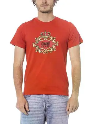 Roberto Cavalli Logo-print T-shirt - Red