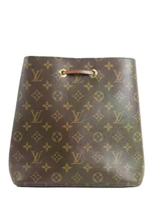 LOUIS VUITTON Neonoe Monogram Bucket Bag Brown