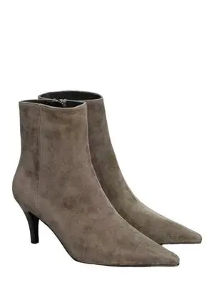 Lola Cruz Luzia 70 Pointed-toe Ankle Boots - Brown