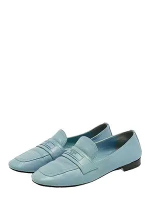 PRADA Logo-patch Penny-slot Loafers