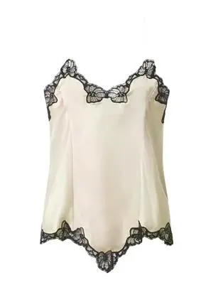 Isabel Marant Étoile Amael Lace-trim Camisole - Neutrals