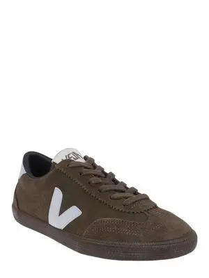 VEJA Volley V-logo Suede Sneakers Brown