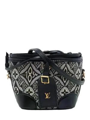 LOUIS VUITTON 2020 Monogram Jacquard Since 1854 Nano Noe Bucket Bag - Grey