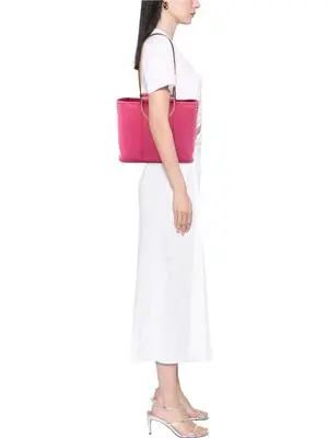 Hermès 2012 Toile Cabag Elan Pm Satchel - Pink