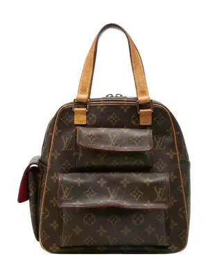 LOUIS VUITTON 2002-2020 Monogram Excentri Cite Handbag - Brown