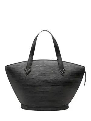 LOUIS VUITTON 1996 Epi Saint Jacques Pm Short Strap Handbag Black