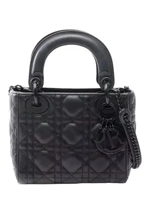 Dior 2010s Lady Cannage Mini Bag - Black